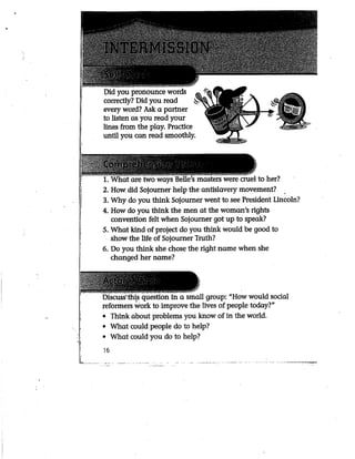 Readers theater sojourner truth | PDF