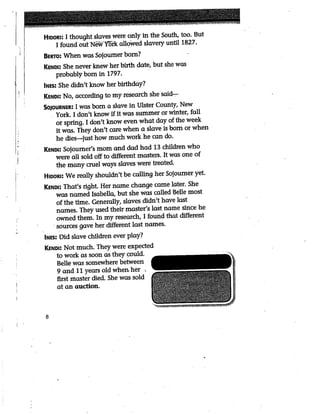 Readers theater sojourner truth | PDF