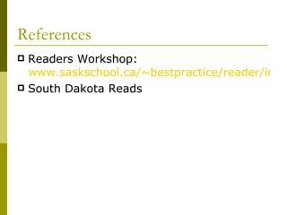 Readers workshop | PPT