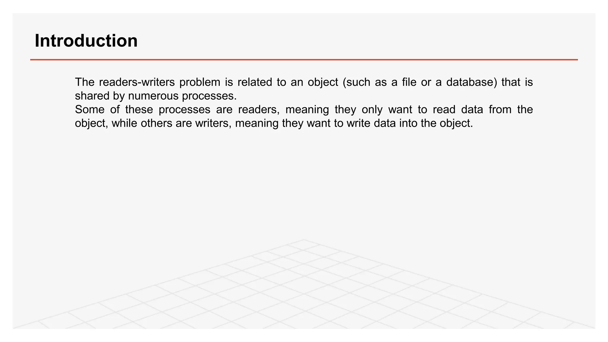 Readers Writers Problem In Operating System.pptx