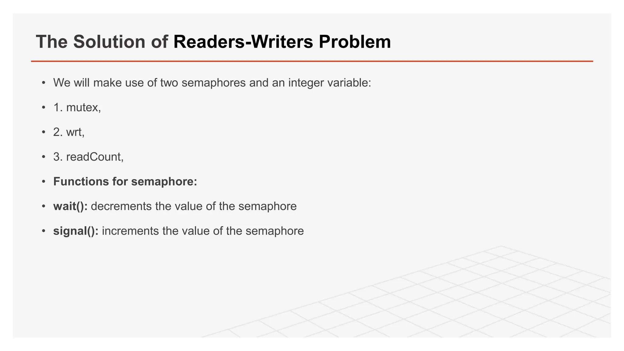 Readers Writers Problem In Operating System.pptx