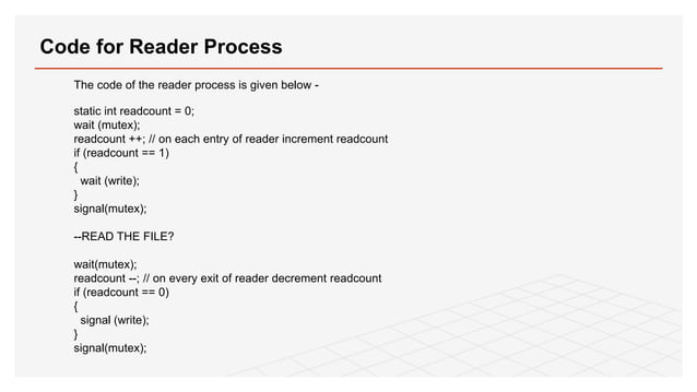 Readers Writers Problem In Operating System.pptx