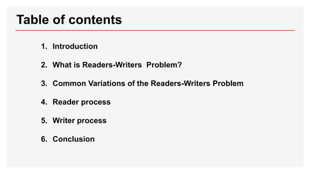 Readers Writers Problem In Operating System.pptx
