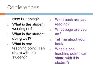 Readers writers workshop | PPTX
