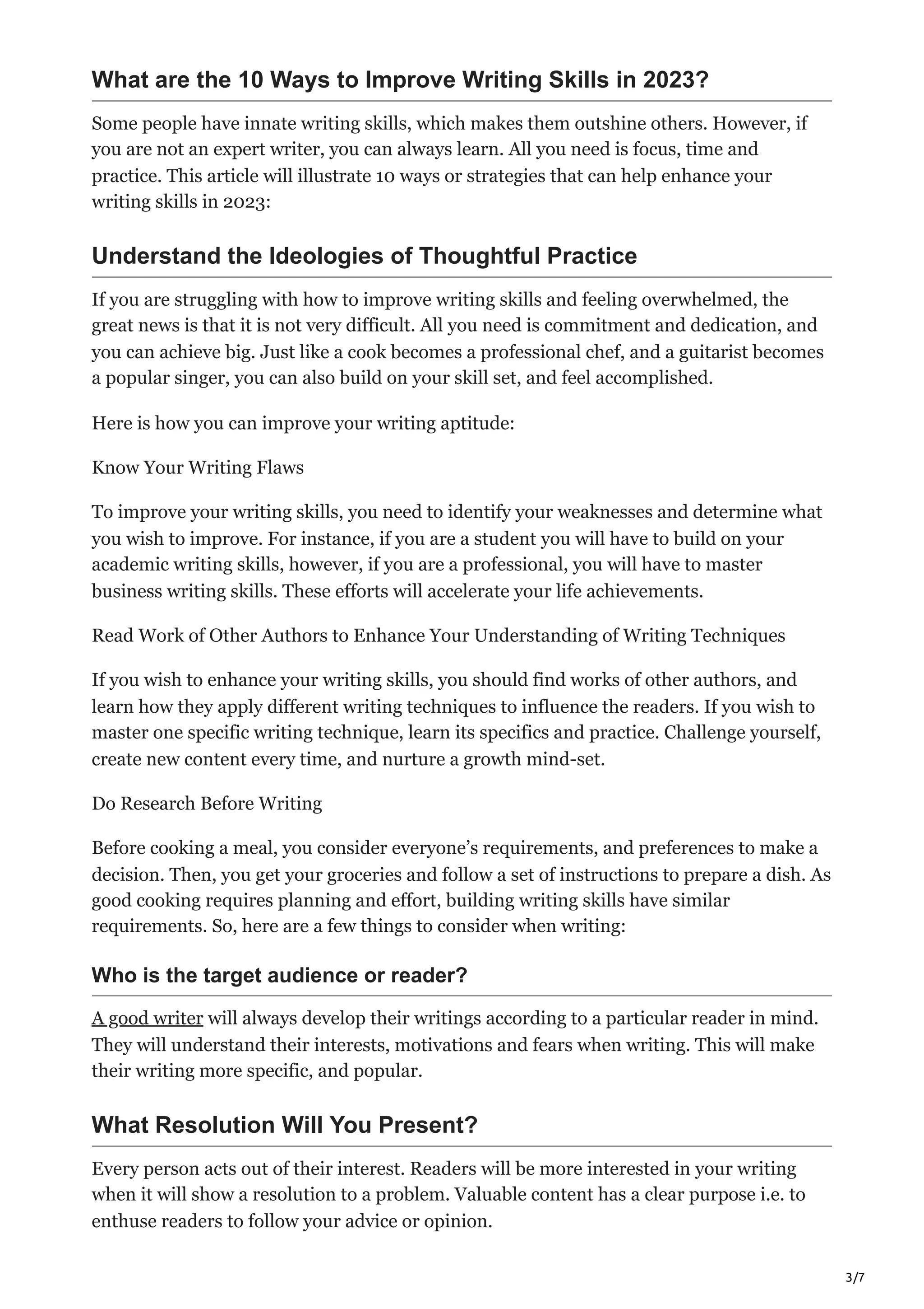 10 Ways to Improve Writing Skills in 2023 – Beginner to Professional ...