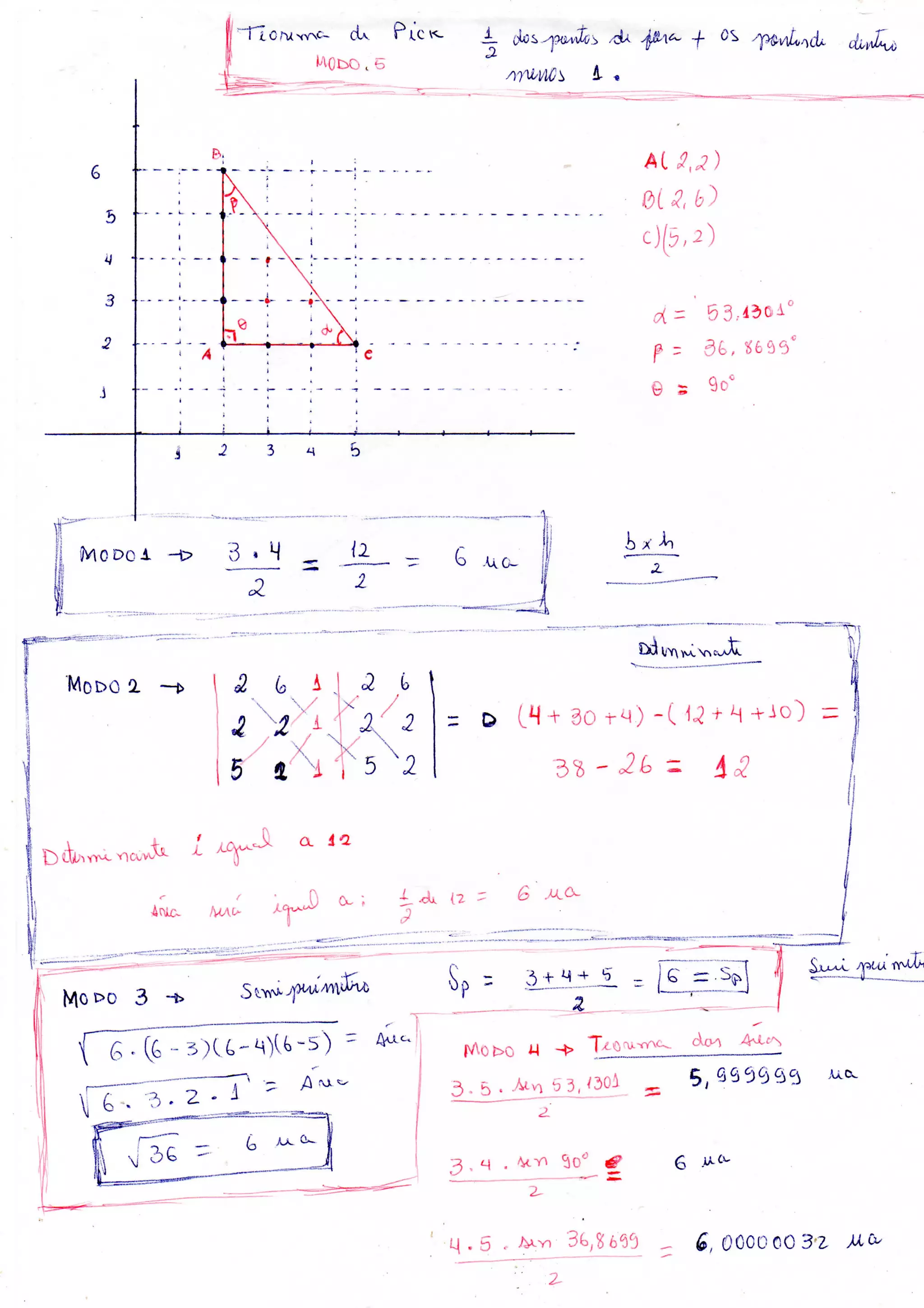 5 Formas Para Calcular A Área De Um TriÂngulo Pdf