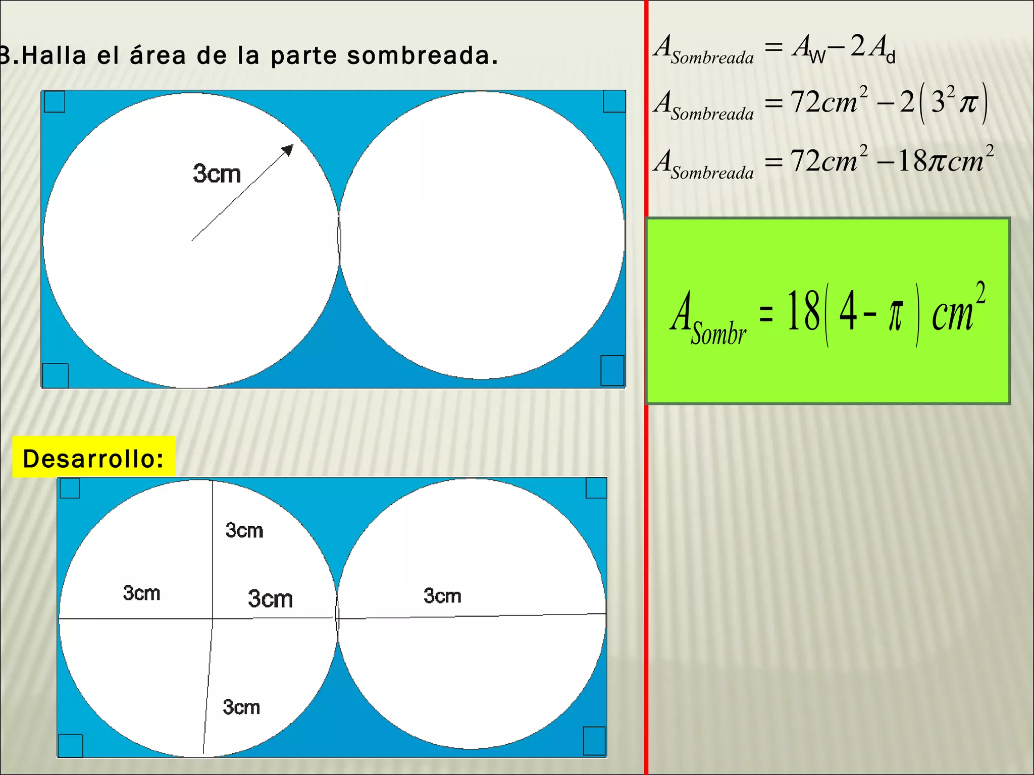 áRea de un círculo ysector circular | PPT
