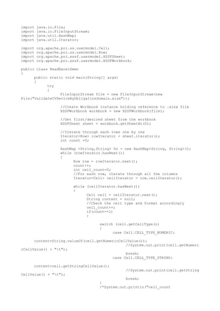 Read exceldemo | PDF