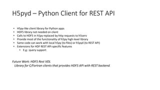 HDF Cloud Services | PPT