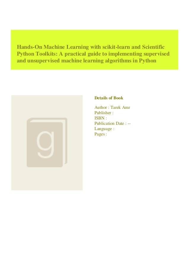 read-hands-on-machine-learning-with-scikit-learn-and-scientific-python-toolkits-a-practical