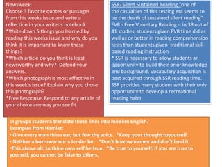 Readiciderevised | PPTX | Homework and Study | Education