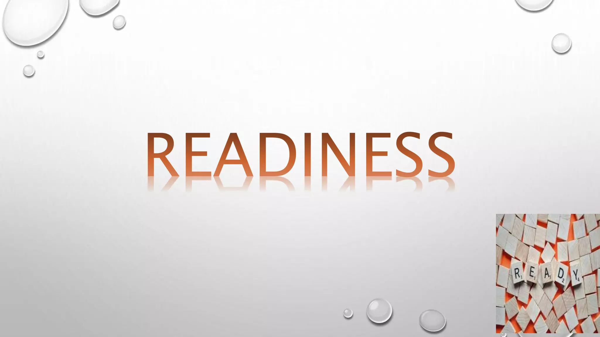 Readiness slide | PPTX