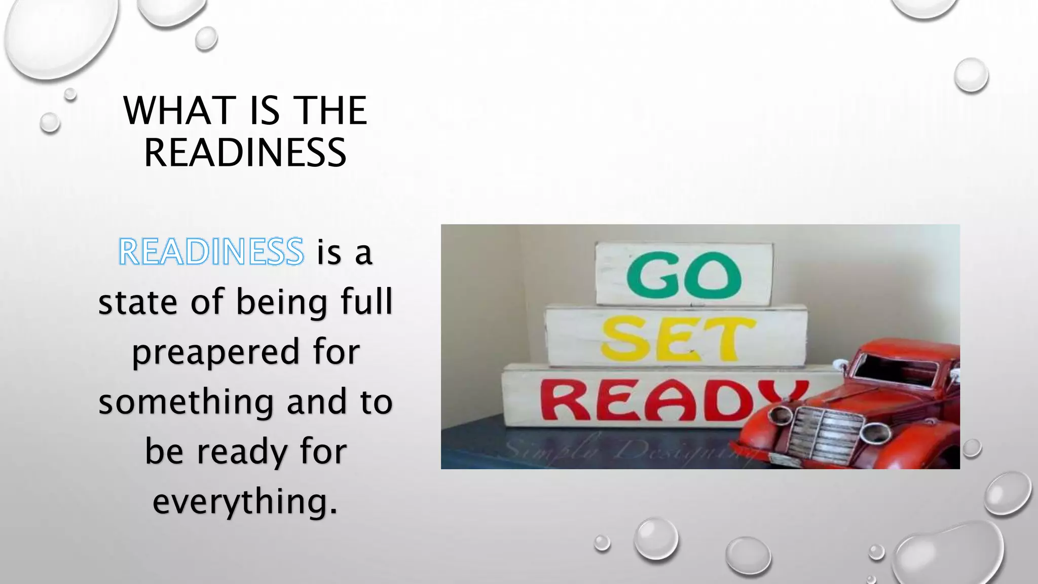 Readiness slide | PPTX