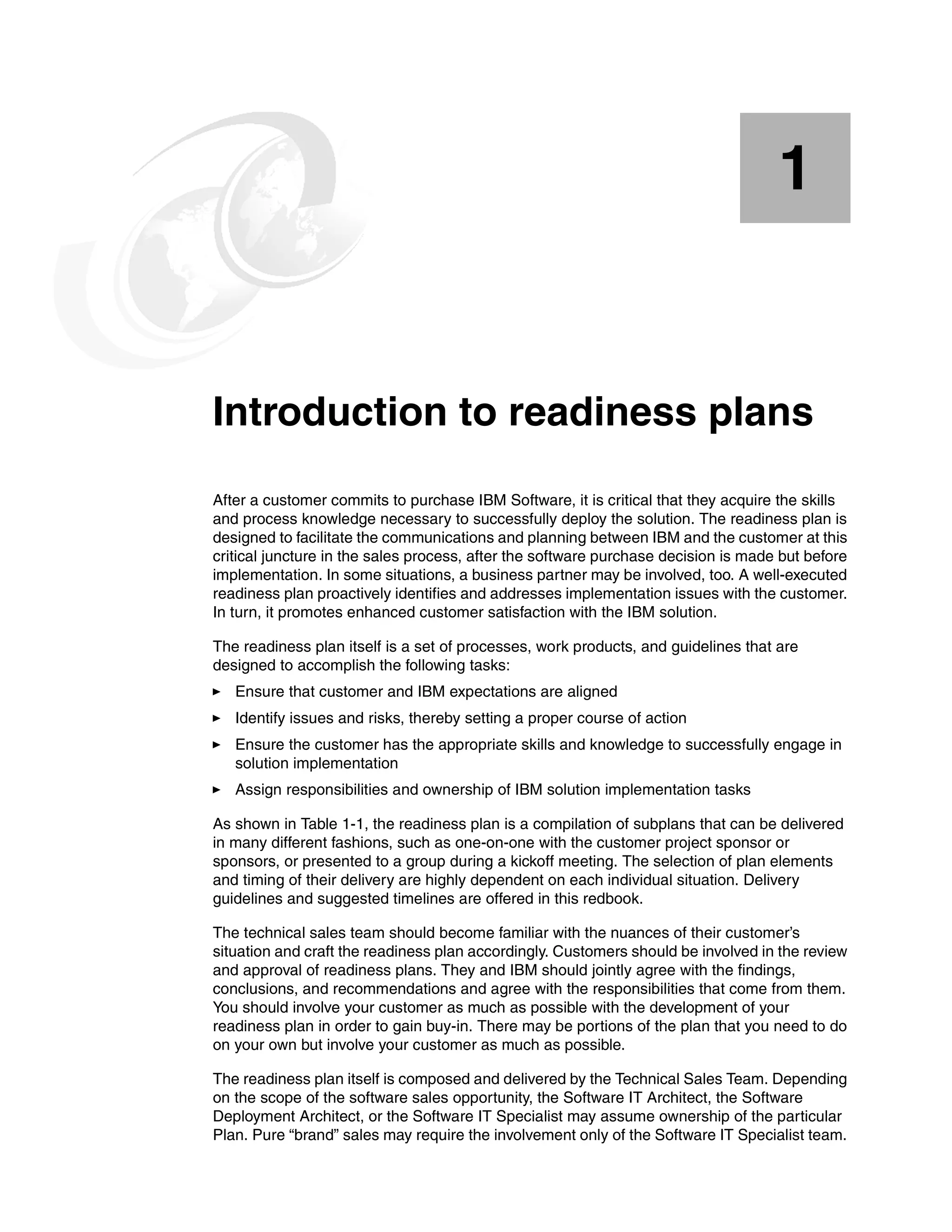 The Readiness Plan A Spotlight on Customer Success | PDF