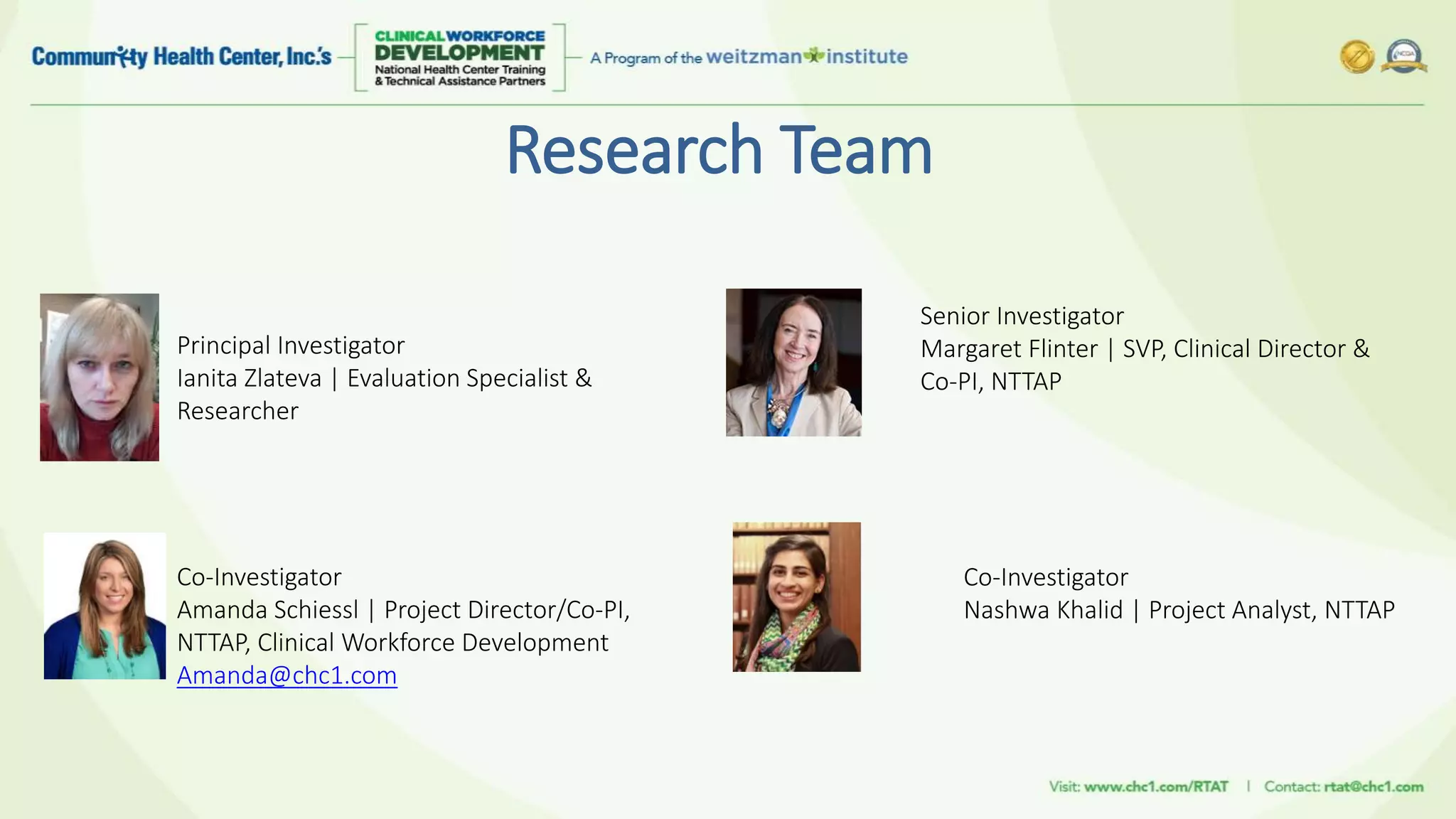 Readiness to Train Assessment Tool™ - National Launch | PPT