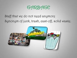 LAND POLLUTION VOCABULARY | PPT