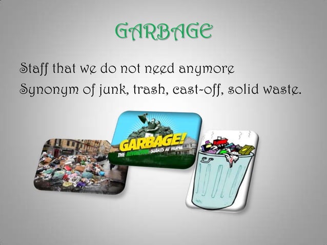 LAND POLLUTION VOCABULARY | PPT