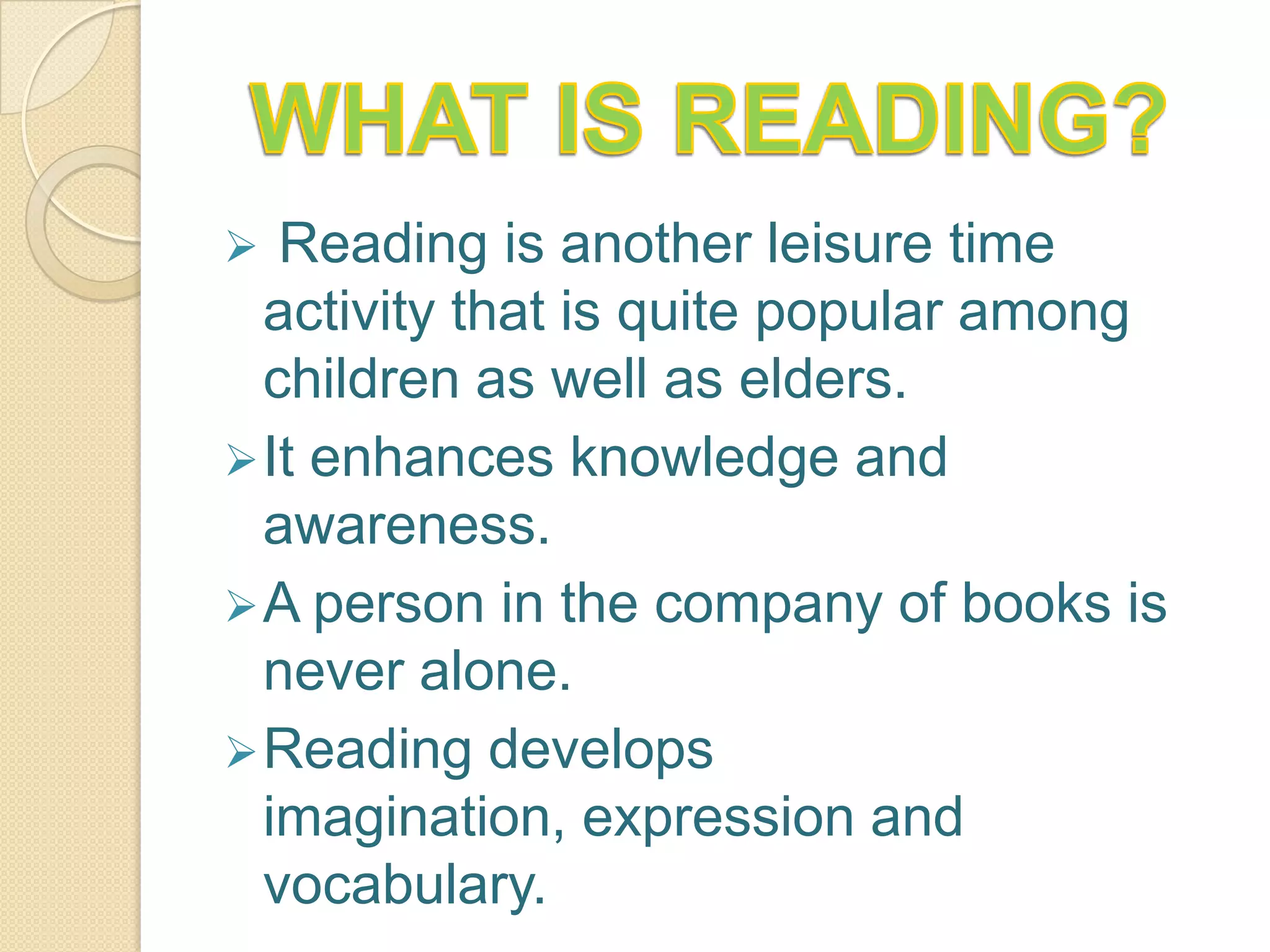 Reading | PPT