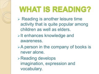 Reading | PPT