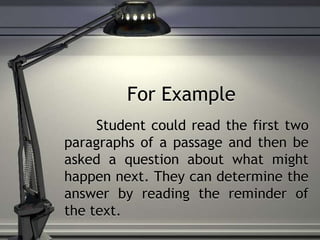 Reading - Types of Comprehension | PPT