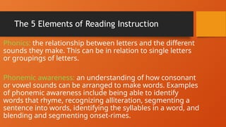 ten instructional strategies to teach reading | PPTX