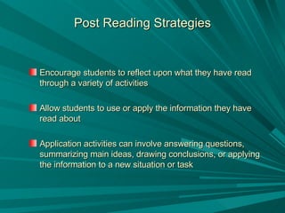Reading Across The Curriculum | PPT