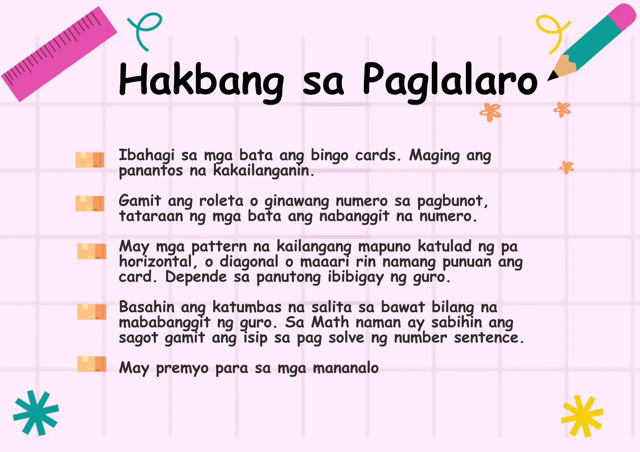 englinsh reading and mathematics bingo powerpoint | PPTX