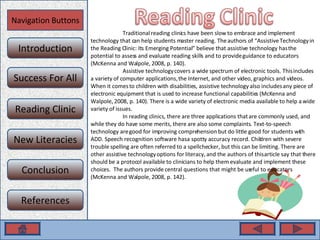 Reading And Technology | PPT