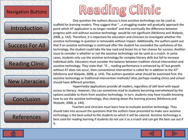 Reading And Technology | PPT