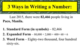 Reading-And-Writing-Numbers.Grade2(2019) | PPTX