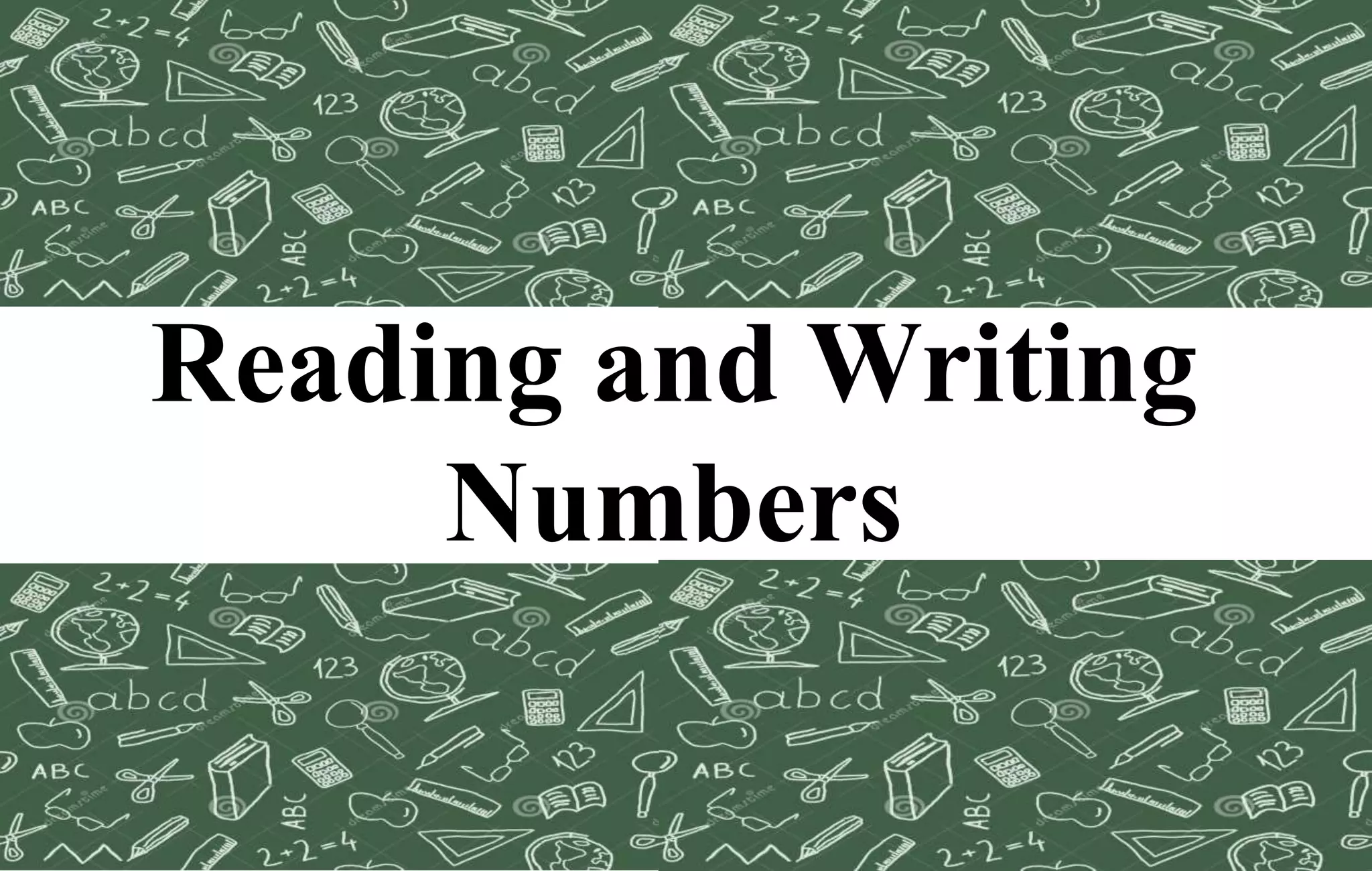 Reading-And-Writing-Numbers.Grade3(2019) | PPTX