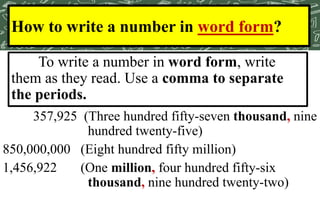 Reading-And-Writing-Numbers.Grade3(2019) | PPTX