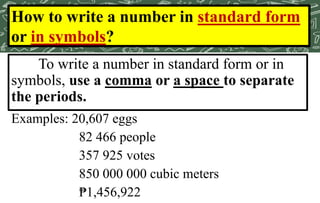 Reading-And-Writing-Numbers.Grade3(2019) | PPTX