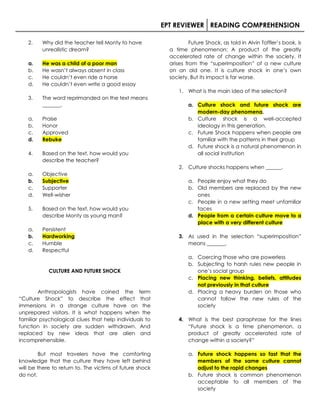 READING-COMPREHENSION in English Reviewer | PDF