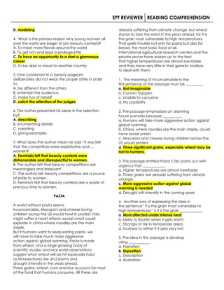 READING-COMPREHENSION in English Reviewer | PDF