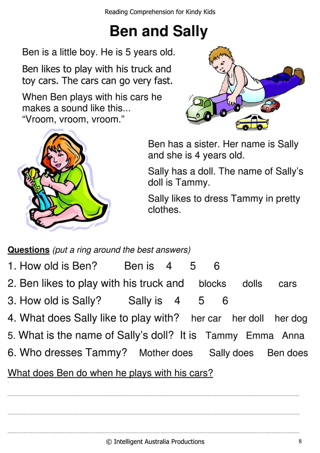 Reading comprehension-for-kindy-kids