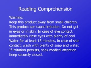 reading-comprehension-relative-clause-expressing-compliment.ppt