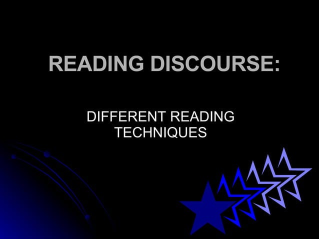 Reading Discourse | PPT