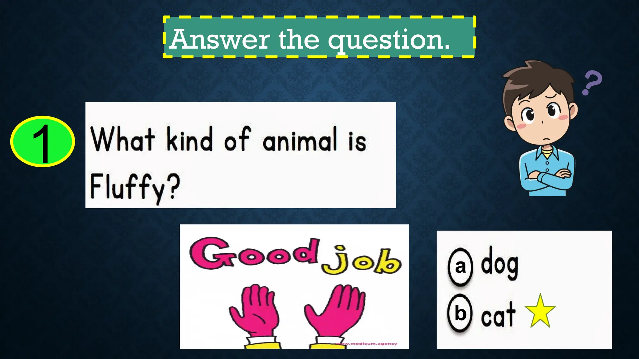 reading-for-kids-fluffy-the-cat-reading-comprehension-exercises_127928.pptx