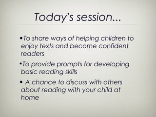Reading helping your child for blog | PPT