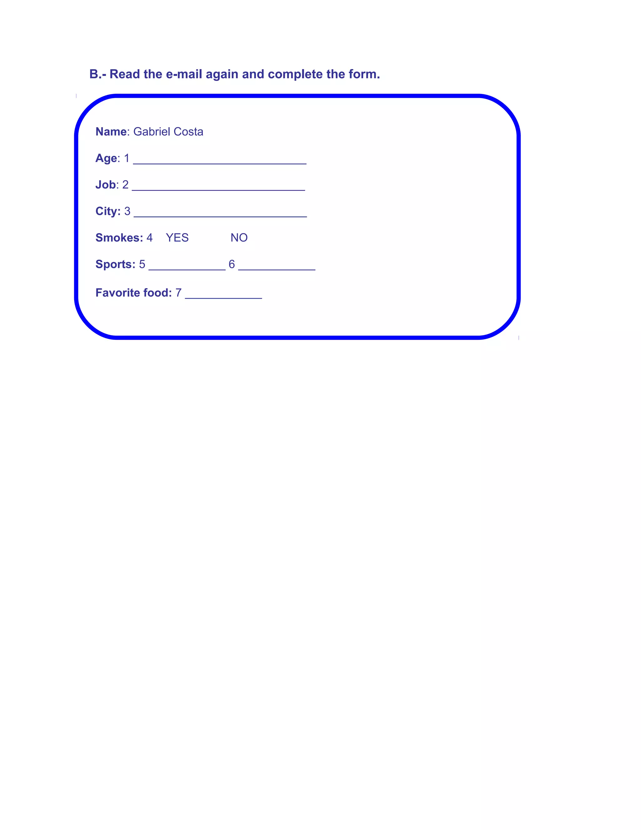 Introducing Myself-READING | PDF