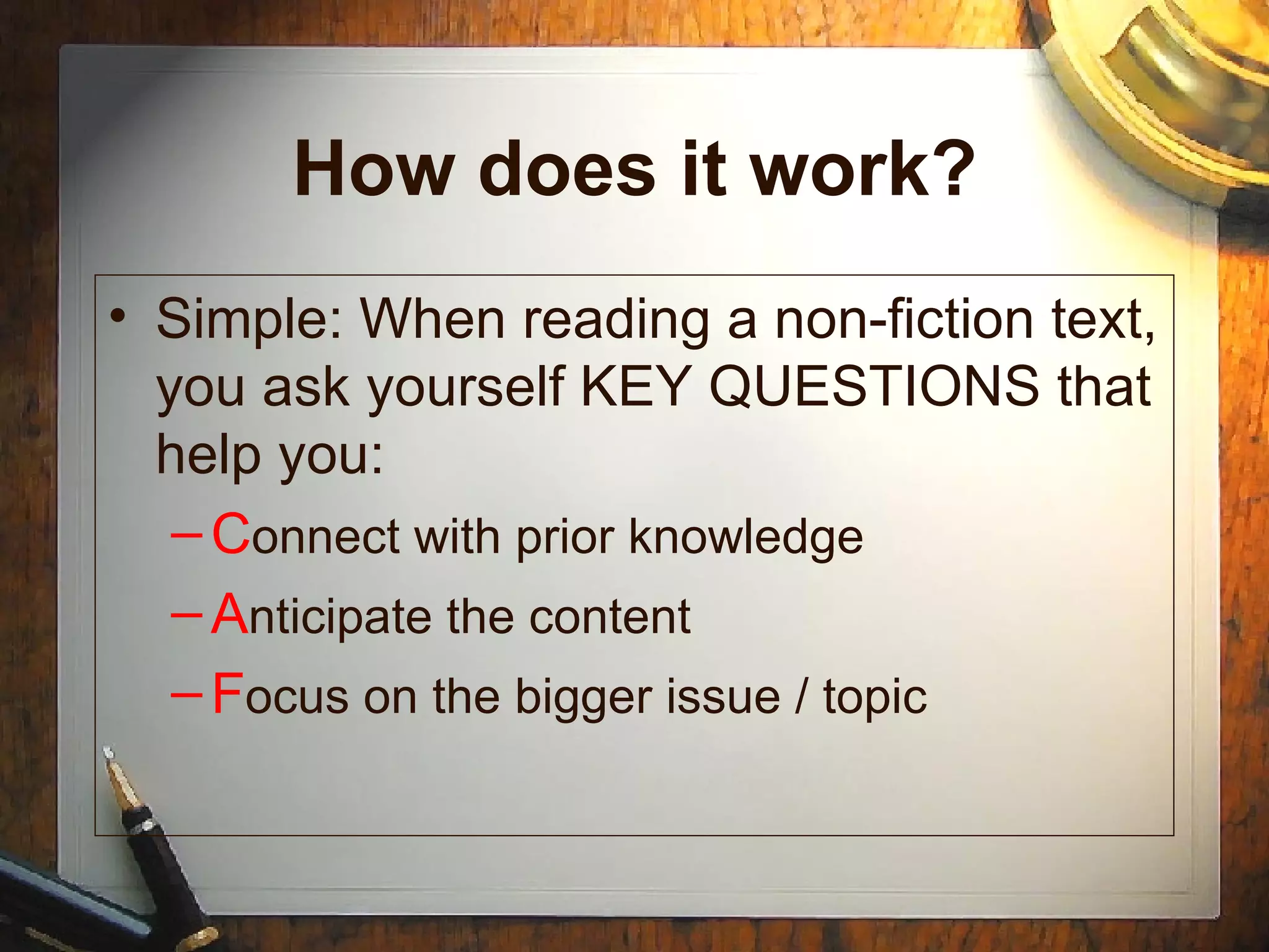 Reading Nonfiction Like Thieves | PPT