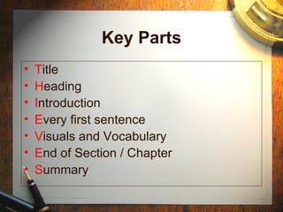 Reading Nonfiction Like Thieves | PPT