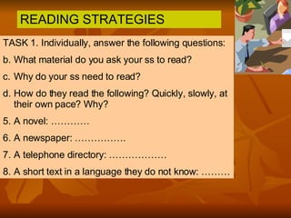 Reading Skills | PPT
