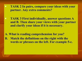 Reading Skills | PPT