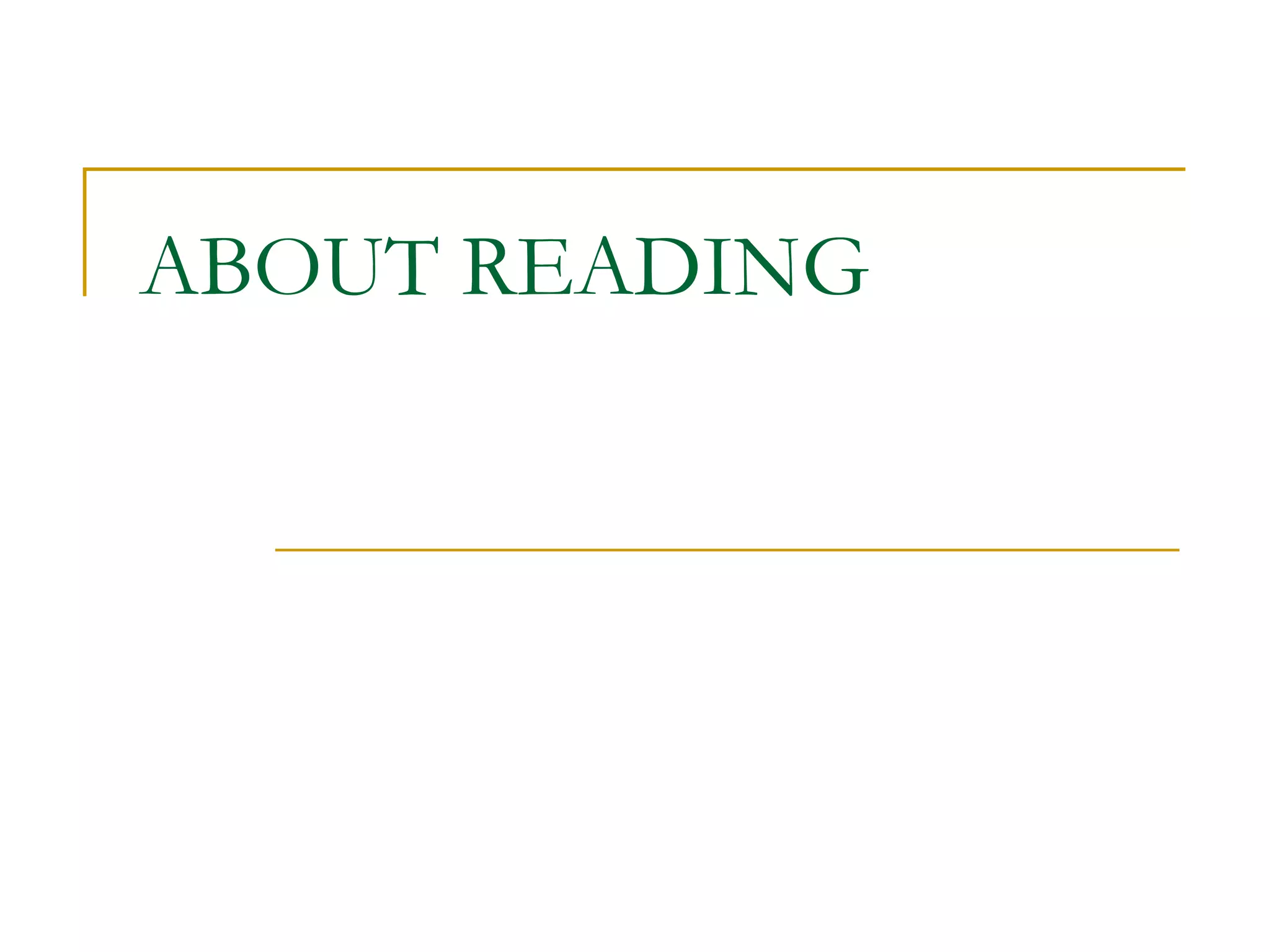 The Reading Acquisition Framework | PPT