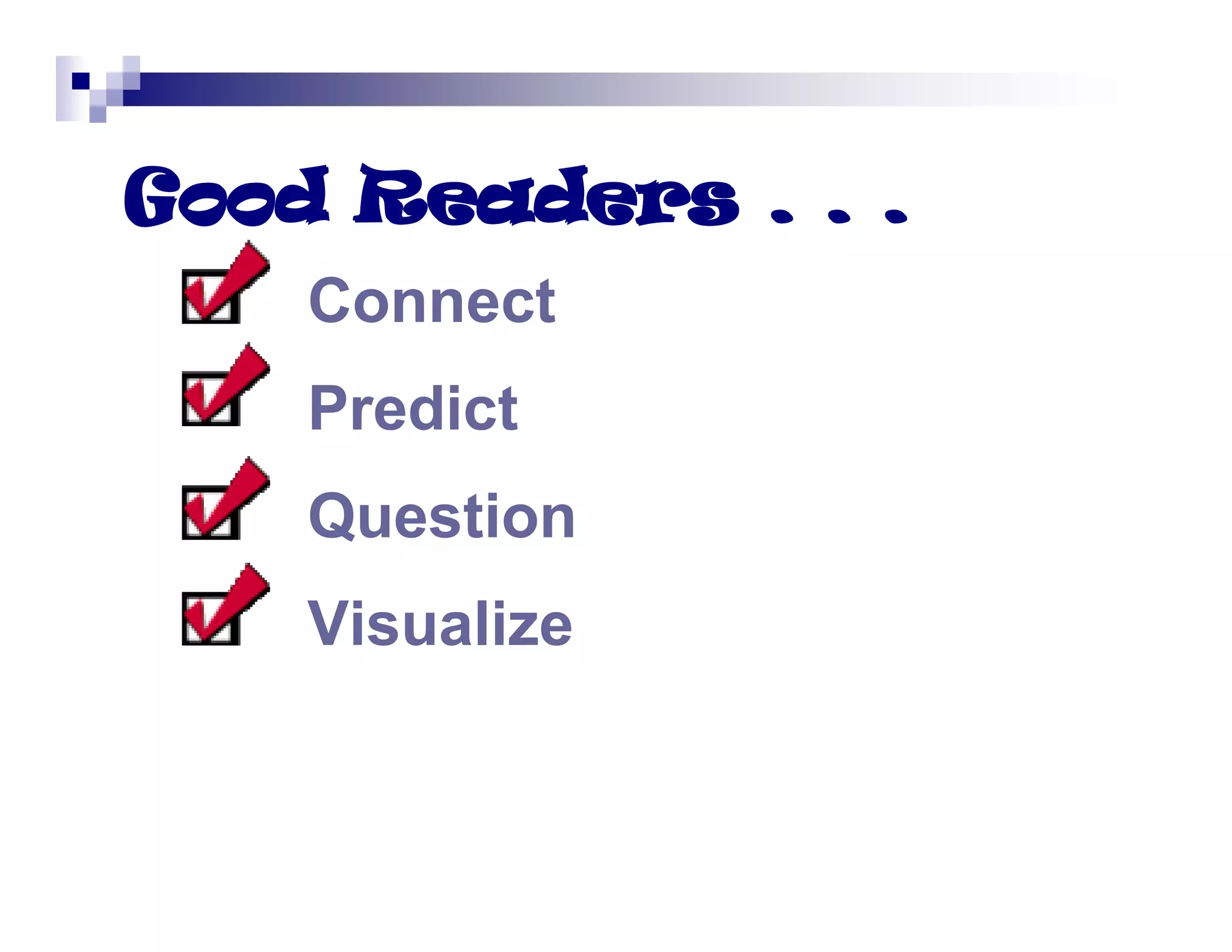 Cognitive Reading Strategies - Overview | PDF