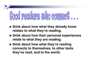 Cognitive Reading Strategies - Overview | PDF