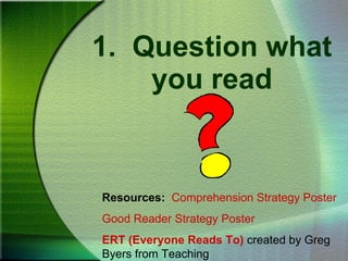 Reading Strategies | PPT