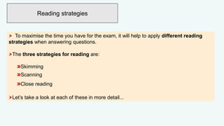 FS English Level 2 – May 20, 2023 (Reading: Reading strategies). | PDF